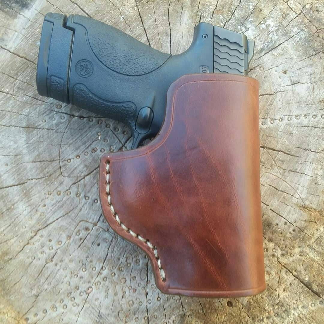 Smith and Wesson M&P Shield 9mm Leather Holster – Modern Frontiersman